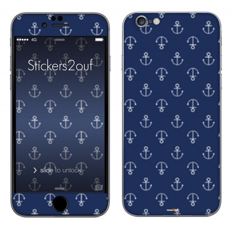 Blue Anchor iPhone 6 Plus Apple Skin