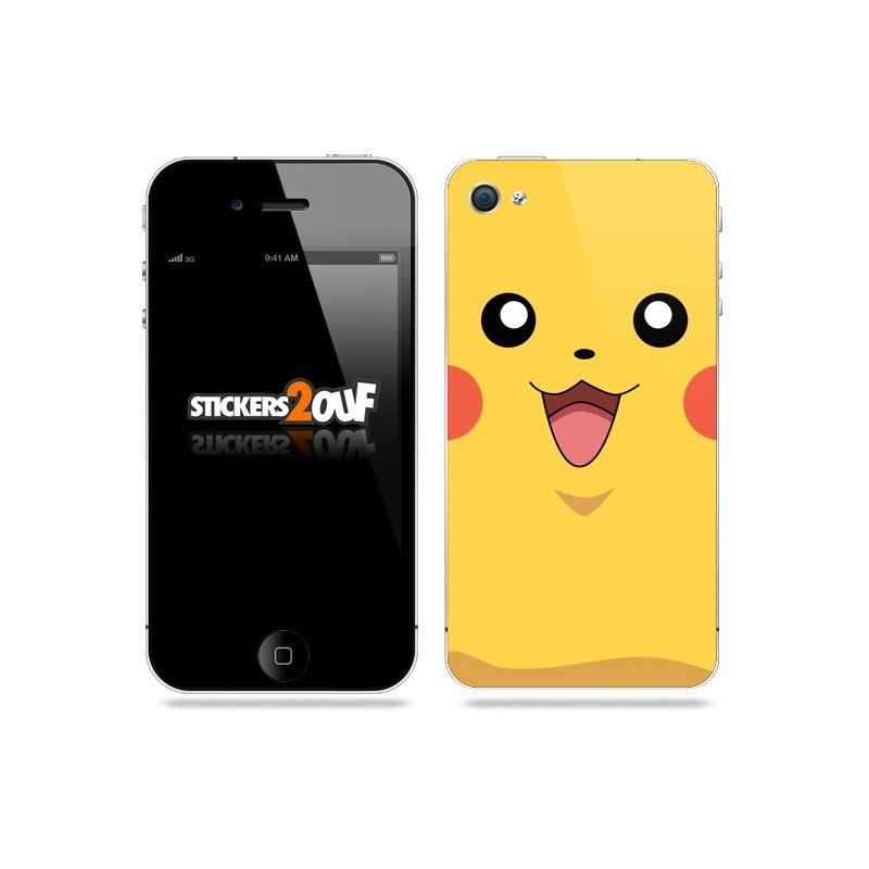 Pikachu iPhone 4 & 4S Apple Skin